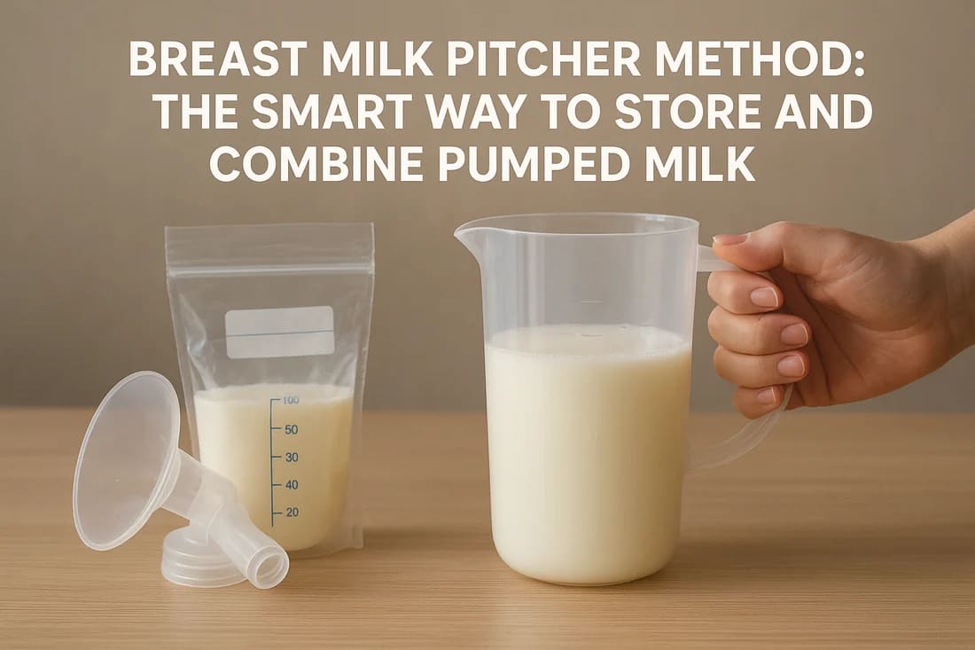 Breast Milk Pitcher Method Guide for New Moms – WONDERBEWBZ