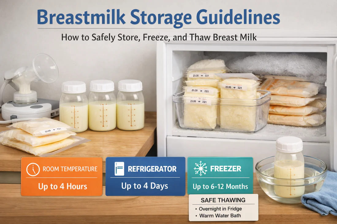 Breastmilk Storage Guidelines Safe and Practical Advice – WONDERBEWBZ
