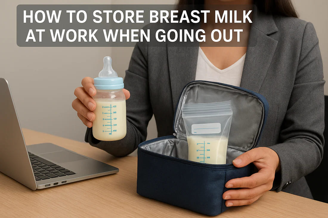 How to Store Breast Milk at Work When Going Out Easily – WONDERBEWBZ