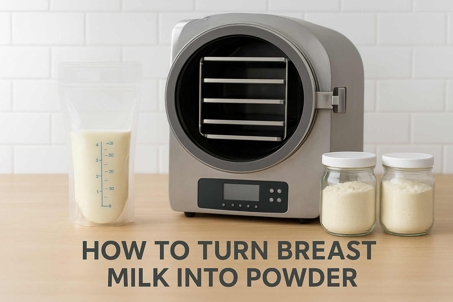 How to Turn Breast Milk into Powder Simple Home Method – WONDERBEWBZ